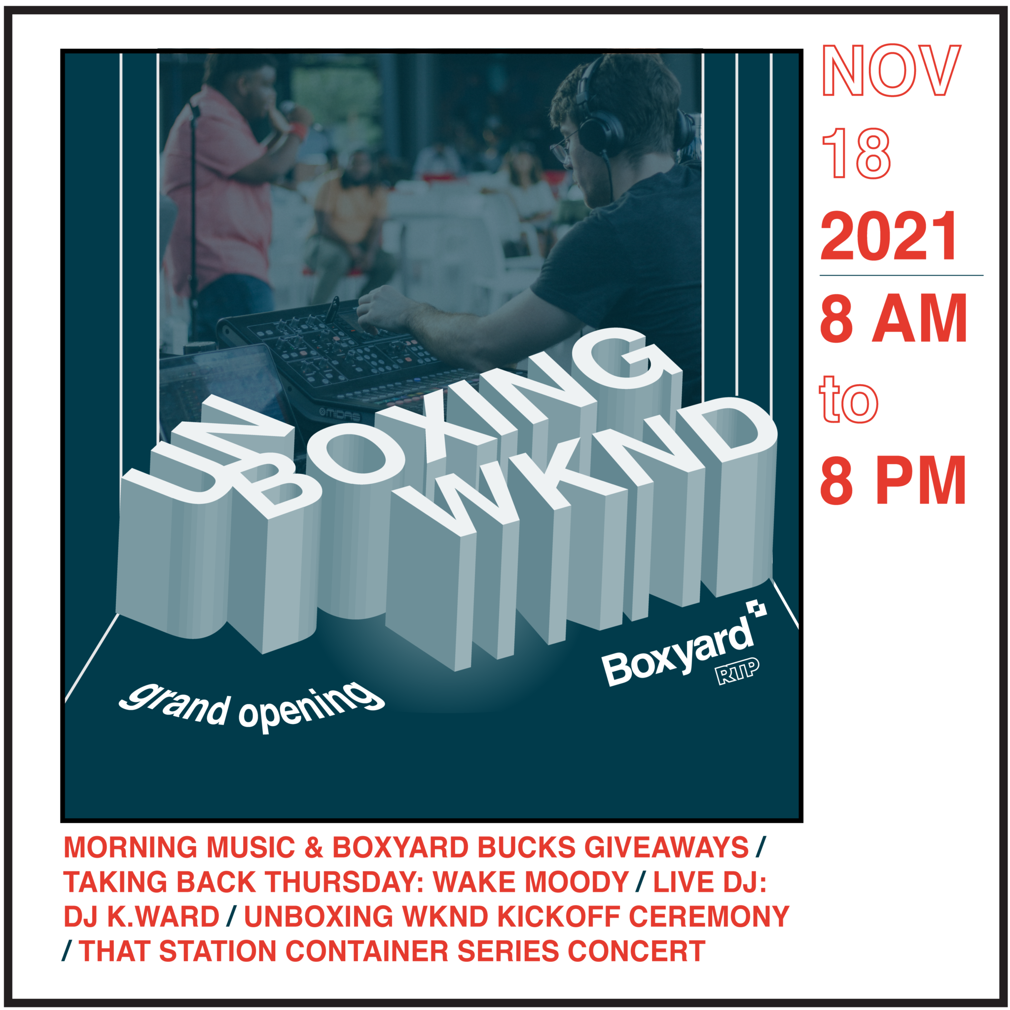 Unboxing Wknd Kickoff Ceremony | Boxyard RTP