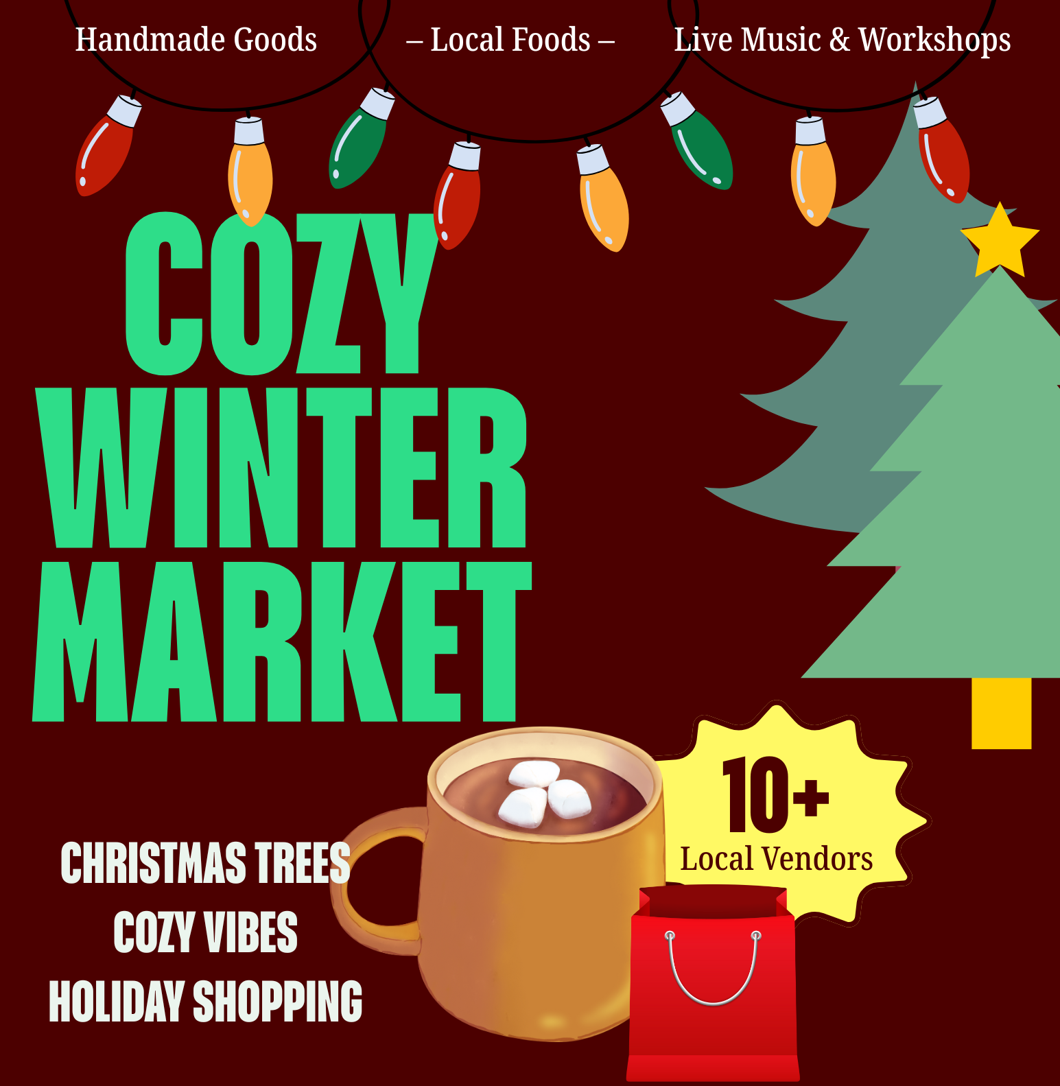 Small Business Saturday Cozy Winter Market | Boxyard RTP